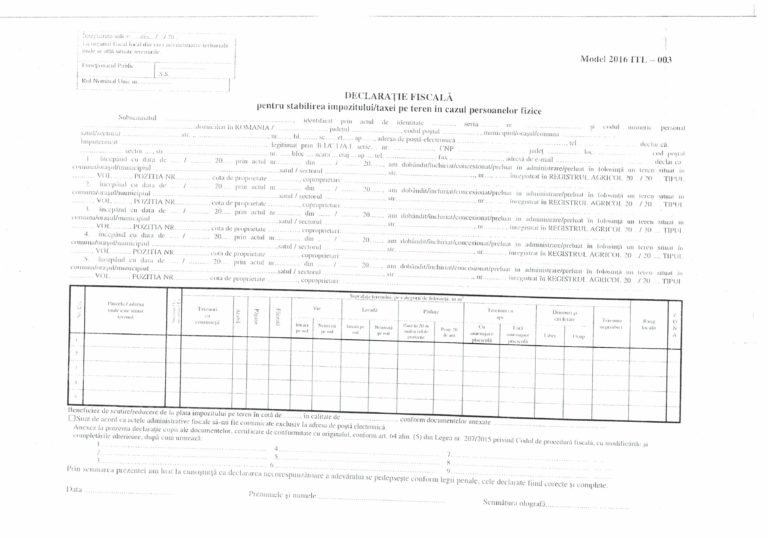Formulare – Comuna Oltina